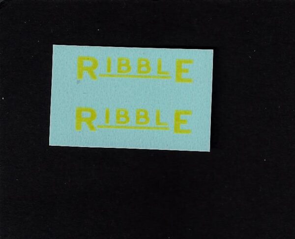 Dinky 292 Atlantean Bus - Ribble - Black Square Decals