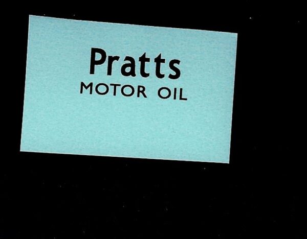 Dinky 49 Petrol Pump Set - Black Square Decals