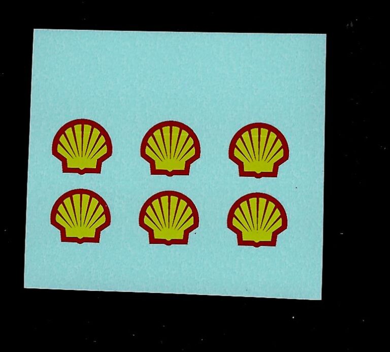 Generic Shell 10mm (new style) Transfers/Decals - Black Square Decals